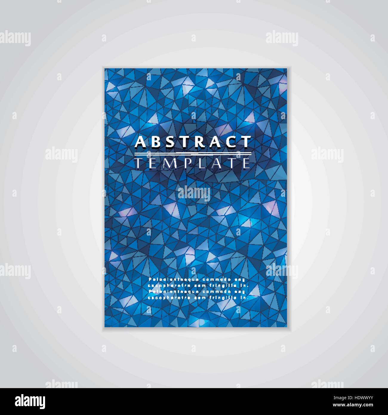 Blue mosaic background Stock Vector Images - Alamy