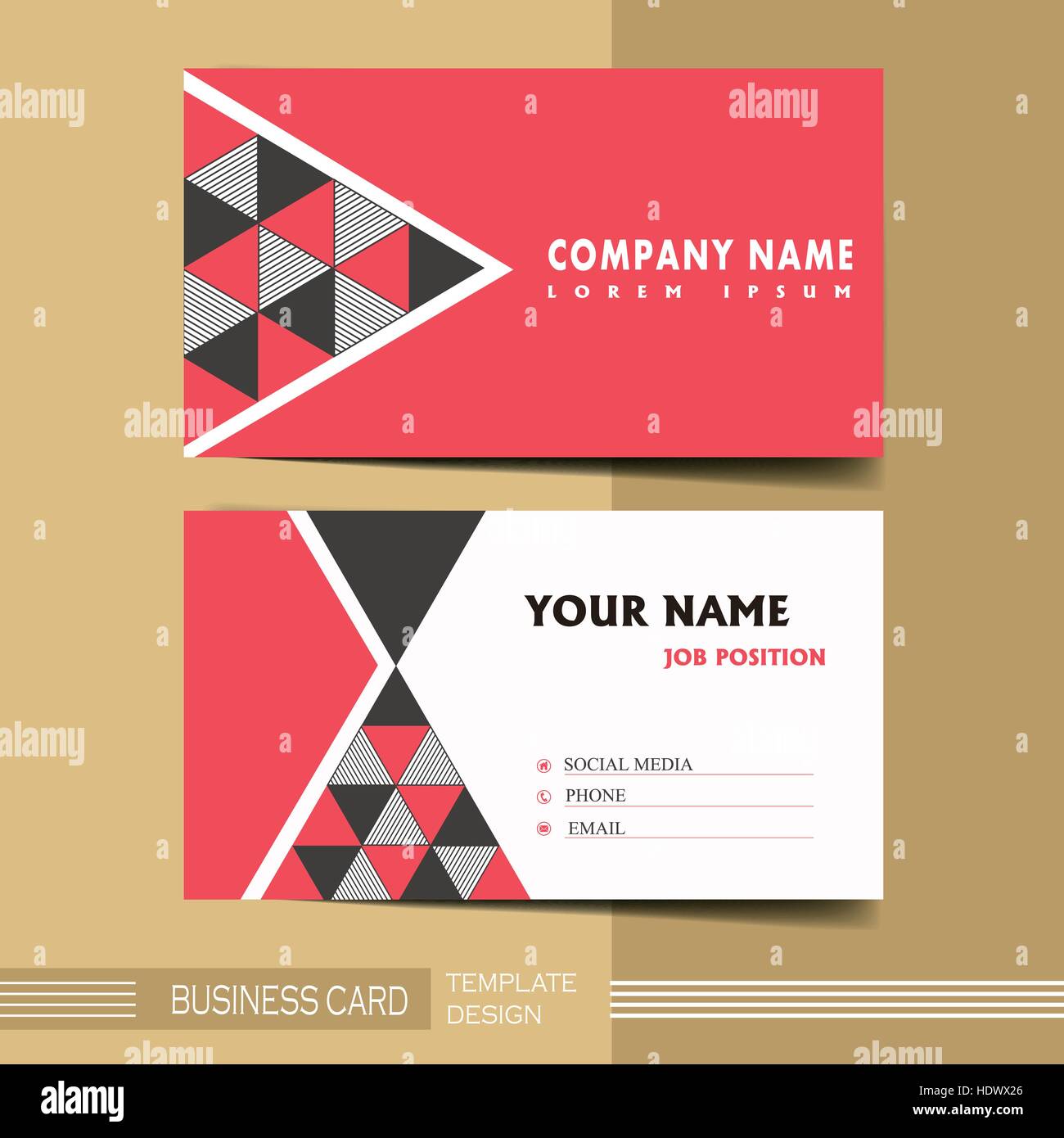 abstract Chinese calligraphy design for business cards set Stock Vector ...