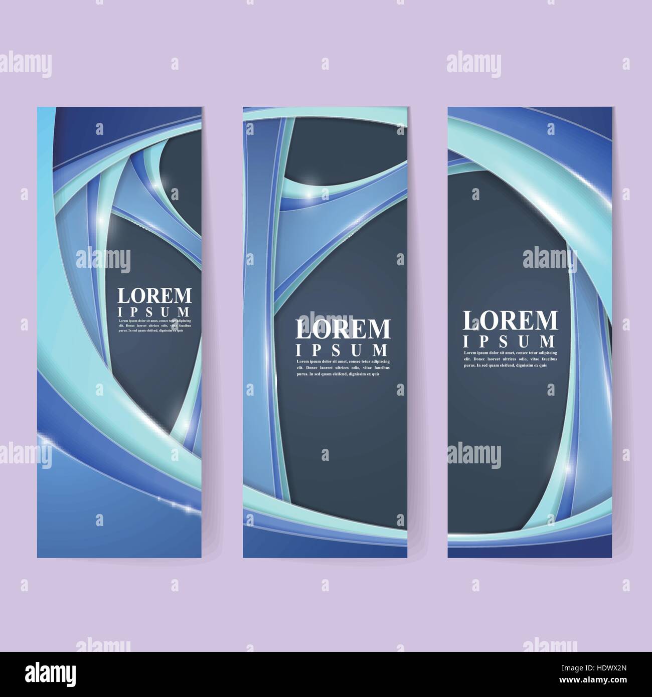 Futuristic technology bright banners Stock Vector Images - Alamy