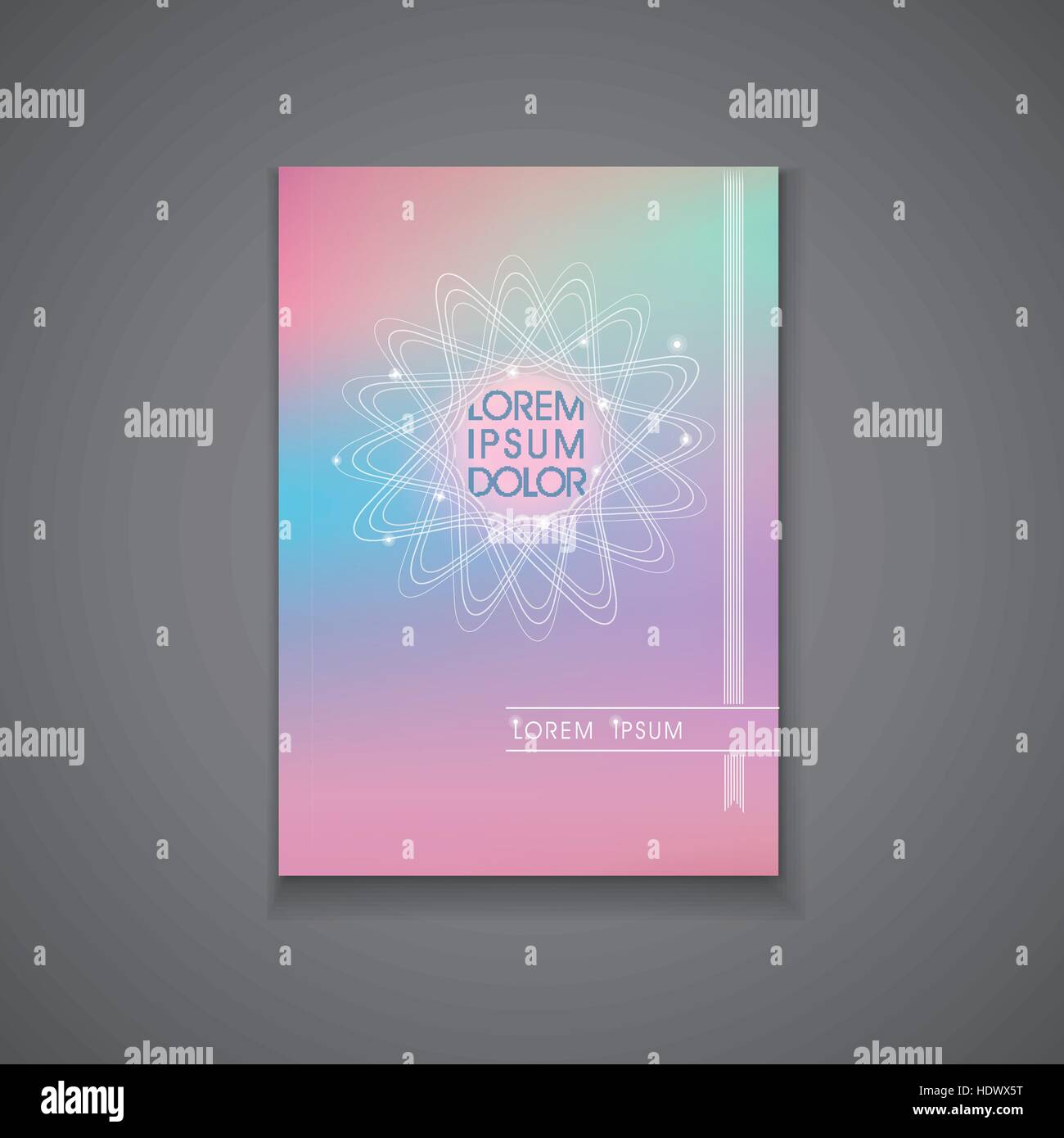 colorful circle layout design for poster template Stock Vector Image ...