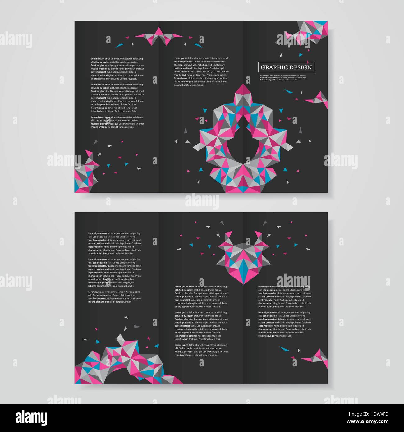 abstract sparkling background poster template in silver tone Stock ...