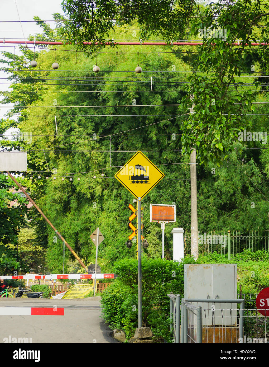 commuter line with yellow road train sign illustration symbol green ...