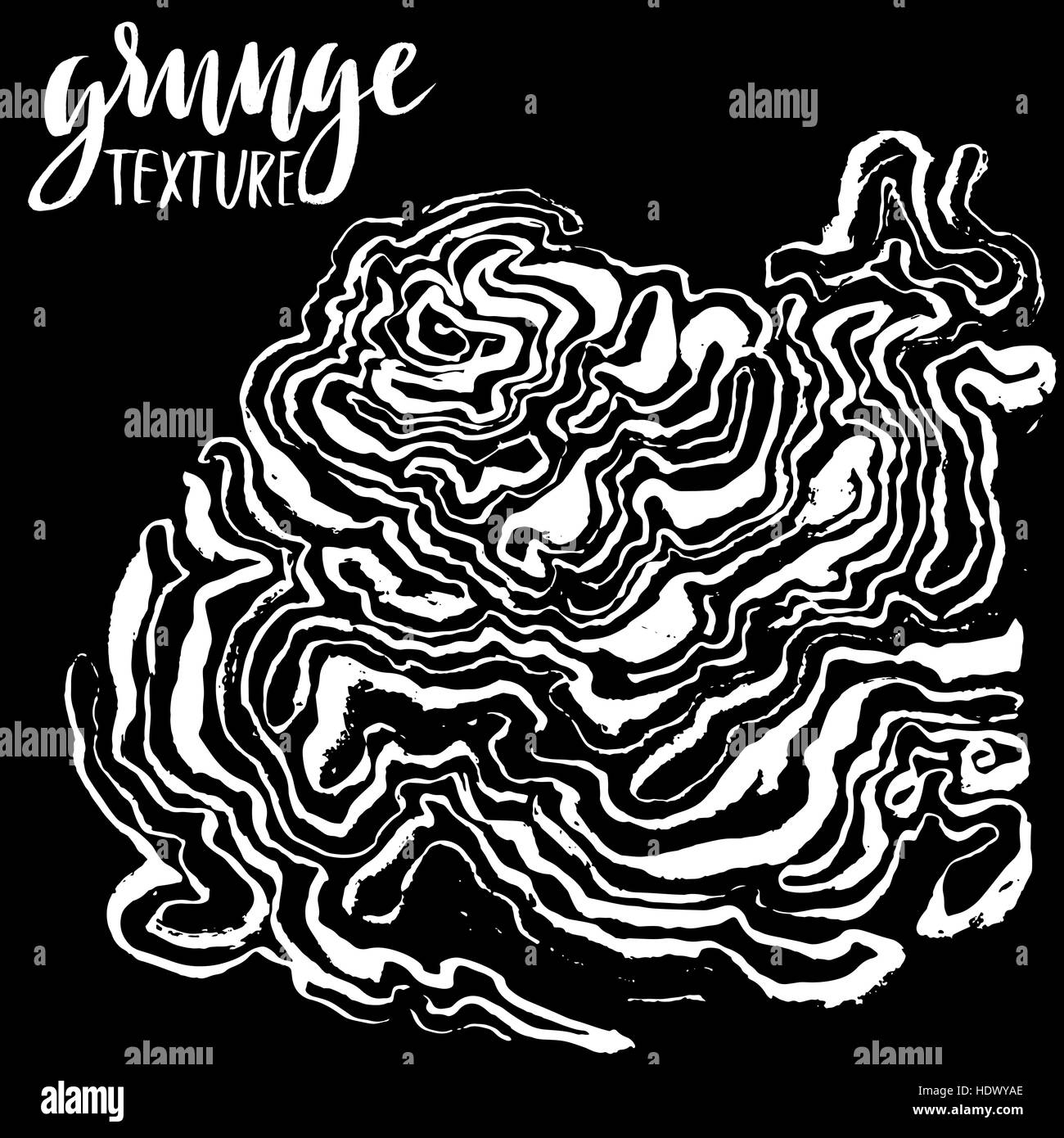 Ink grunge texture. White and black abstract marbling texture. Handmade ...