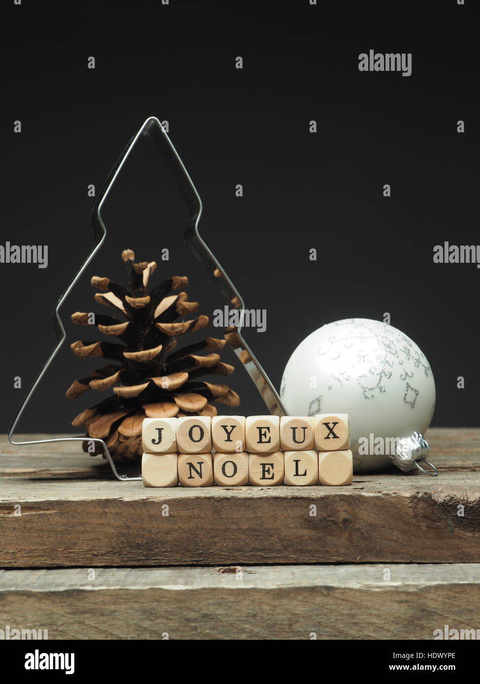 Joyeux noel word hi-res stock photography and images - Alamy