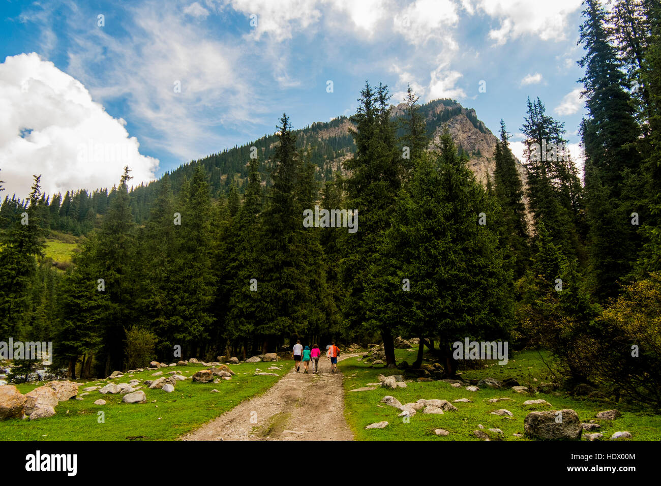 Man and lady hiking hi-res stock photography and images - Alamy