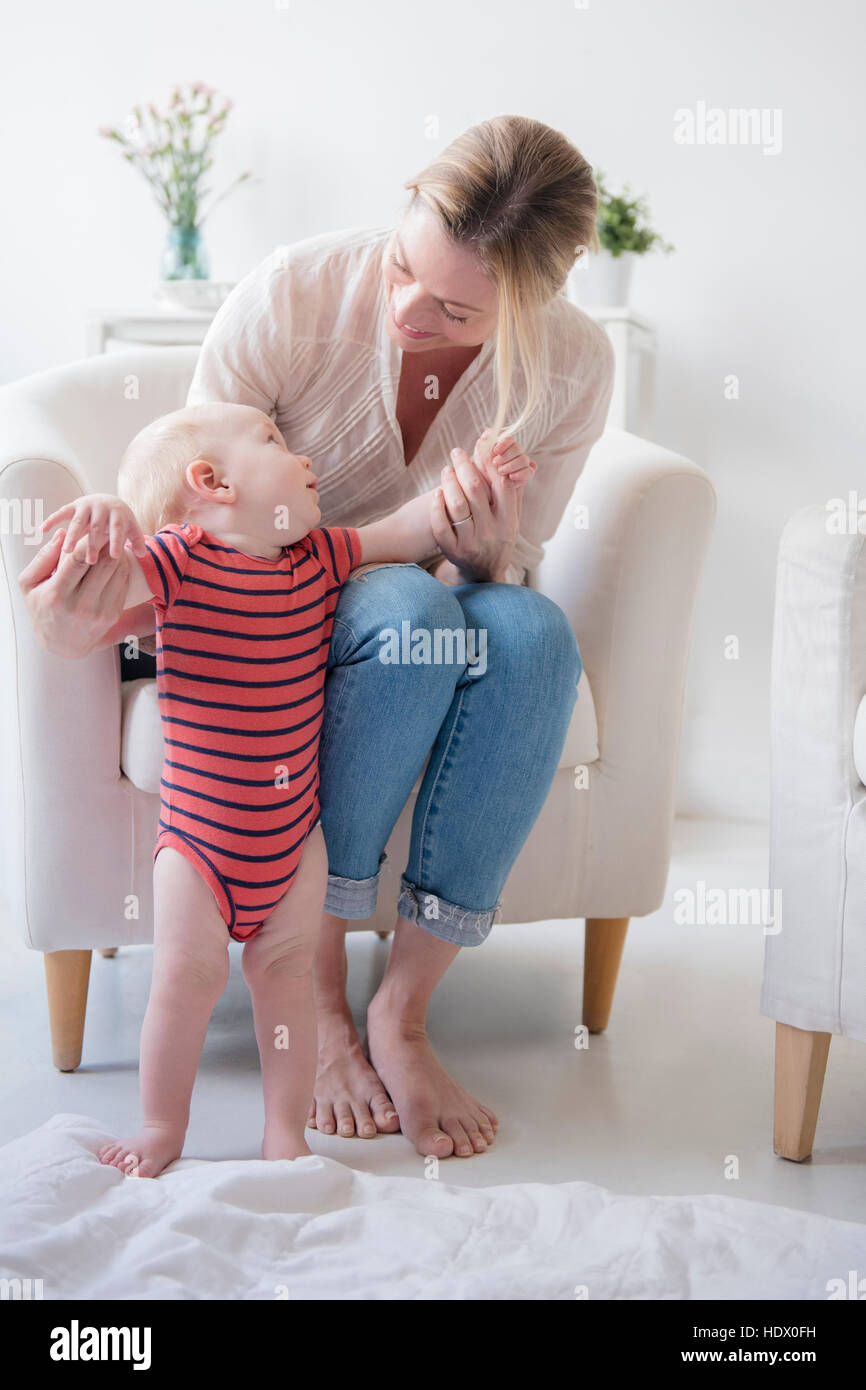 Baby development milestones hi-res stock photography and images - Alamy
