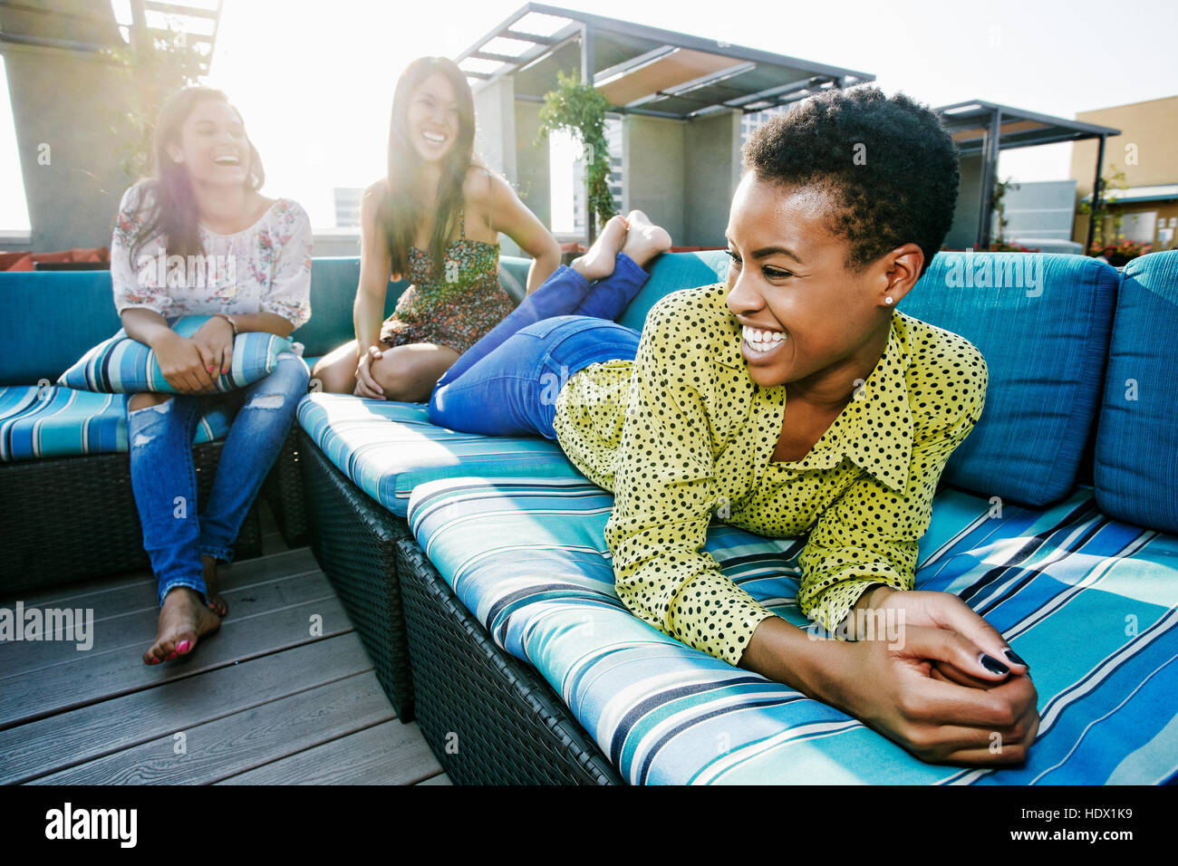 Indian rooftop party hi-res stock photography and images - Alamy
