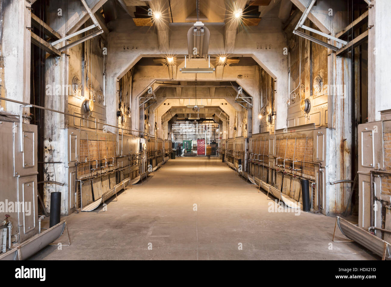 Long industrial hall hi-res stock photography and images - Alamy