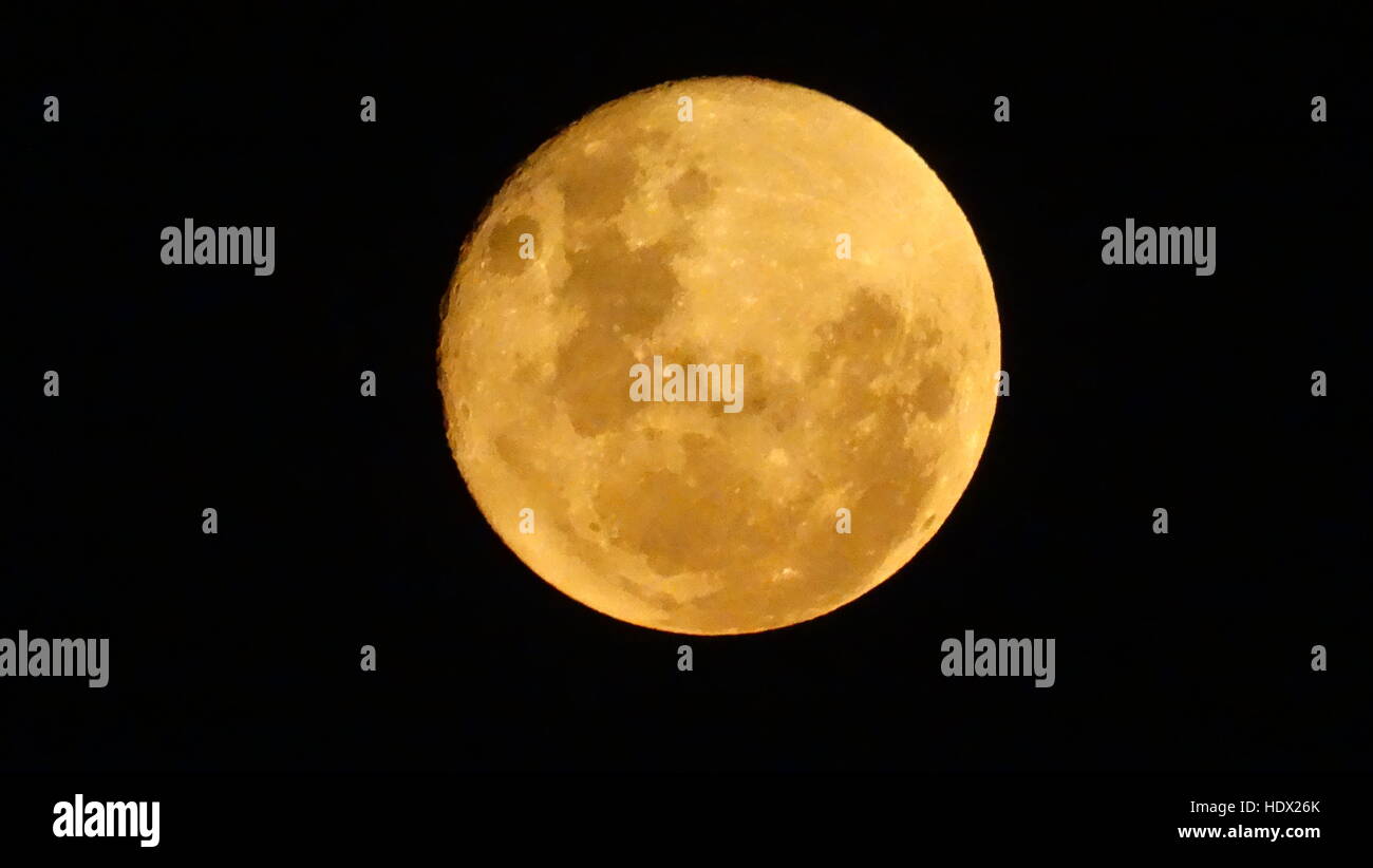 Full Moon in Chile Stock Photo - Alamy