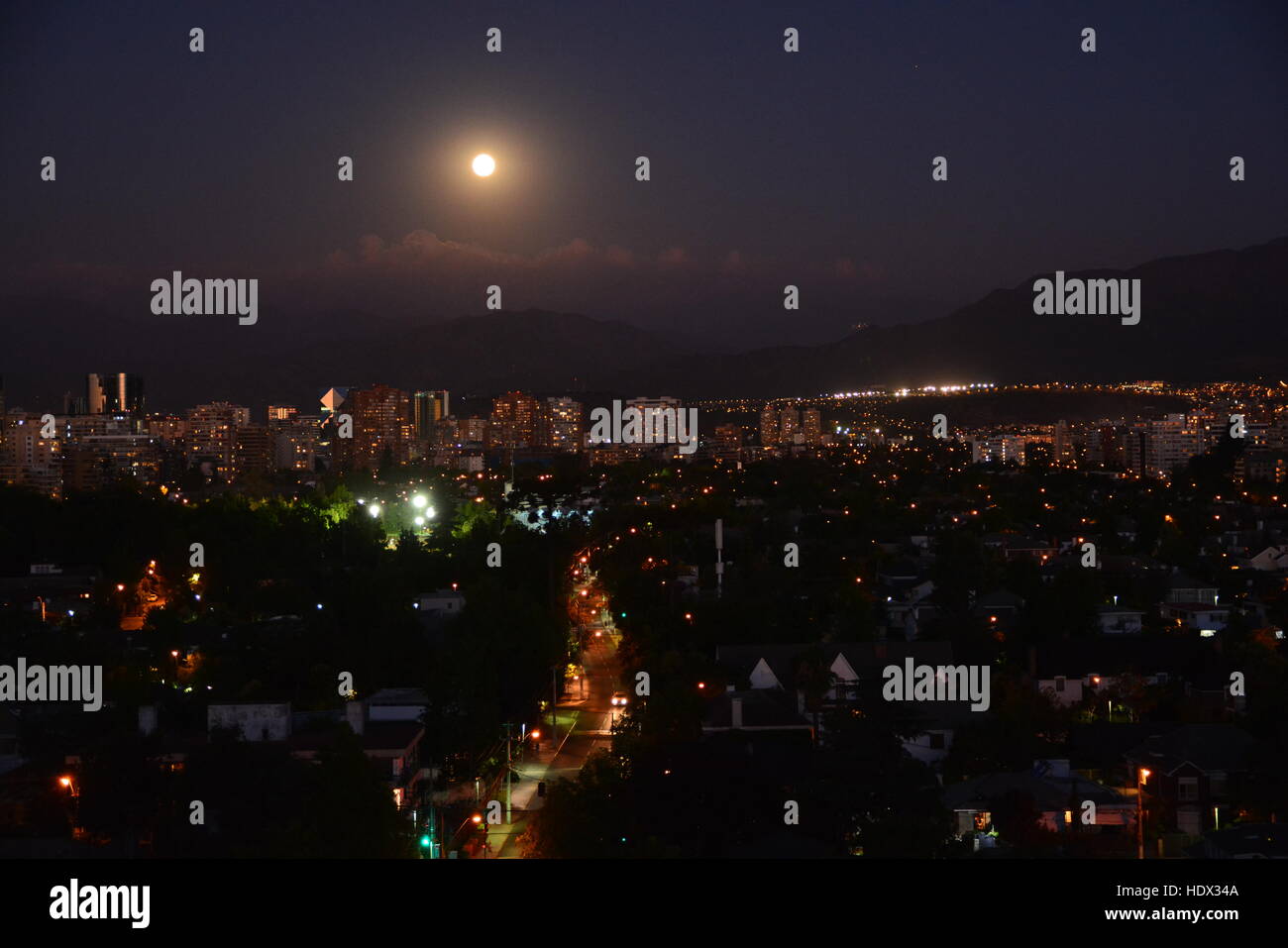 Moon rising mount andes in hi-res stock photography and images - Alamy