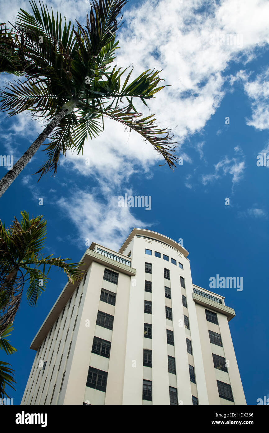 Art Deco Banco Popular building, Old San Juan, Puerto Rico Stock Photo ...
