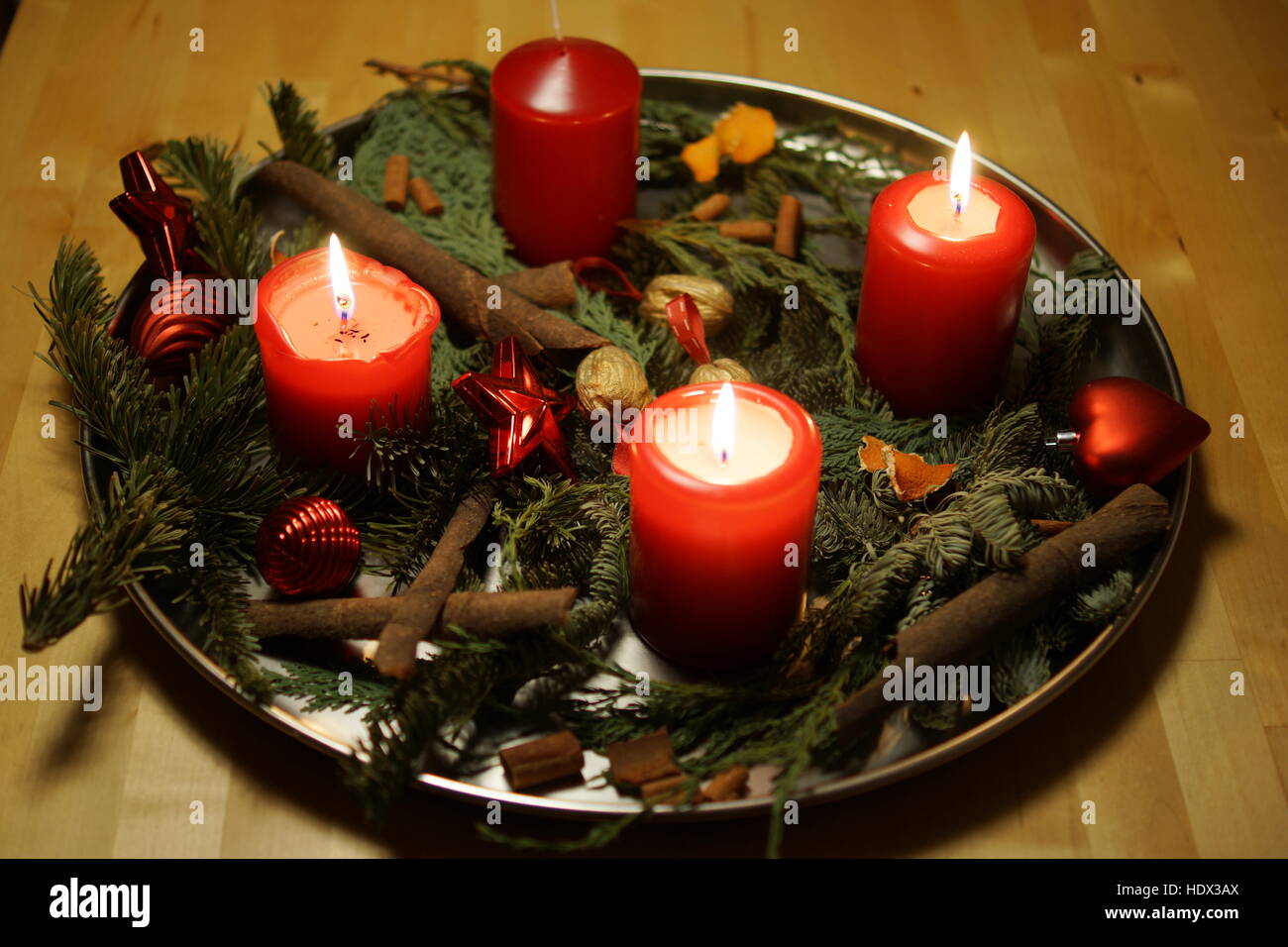 Advent kranz hi-res stock photography and images - Alamy