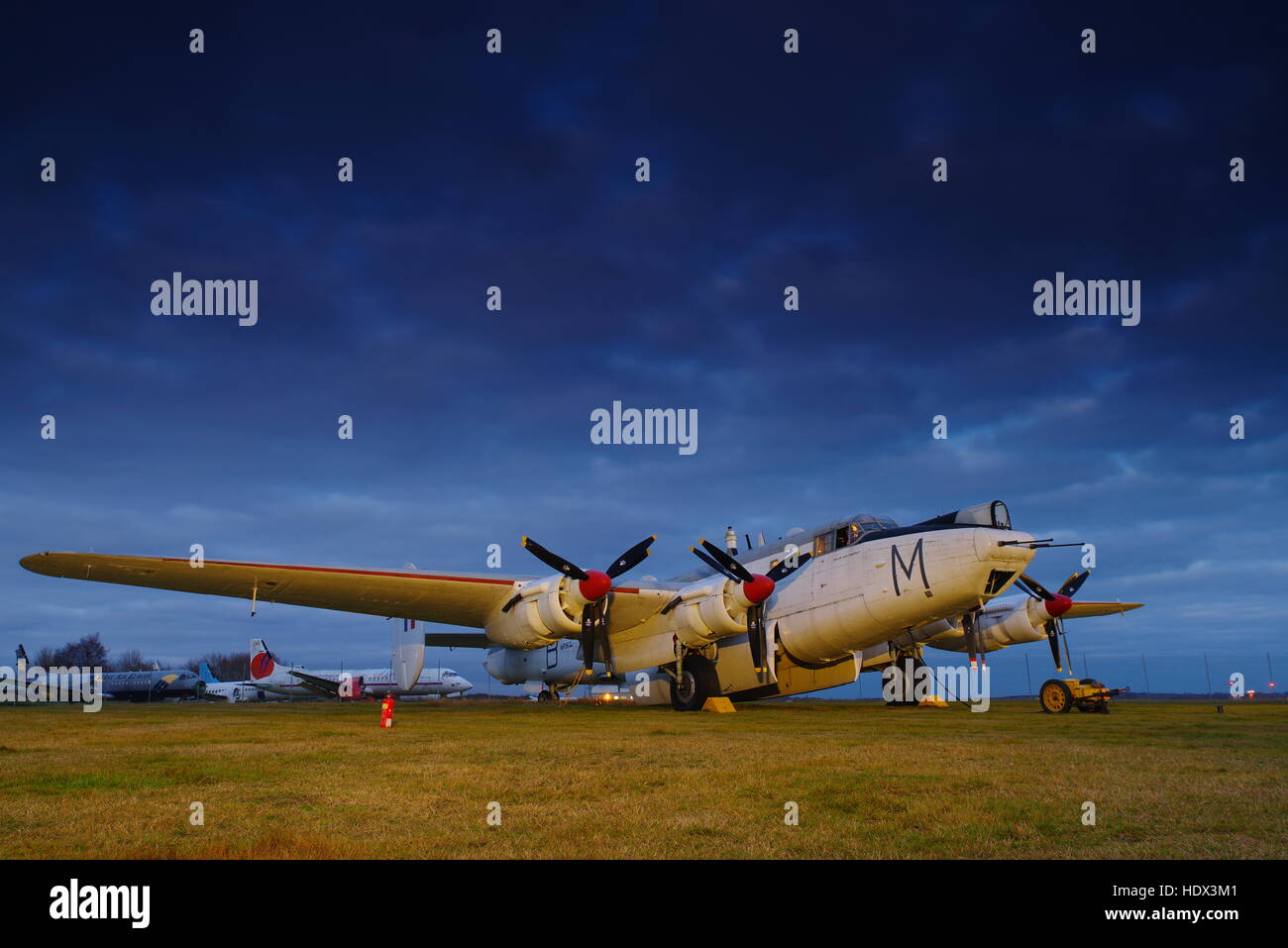 Avro Shackleton MR 2, WR963 at night Stock Photo - Alamy