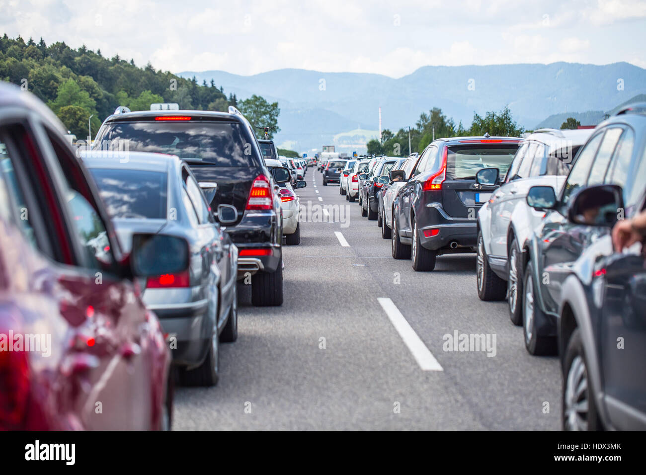 Traffic jam city accident hi-res stock photography and images - Alamy