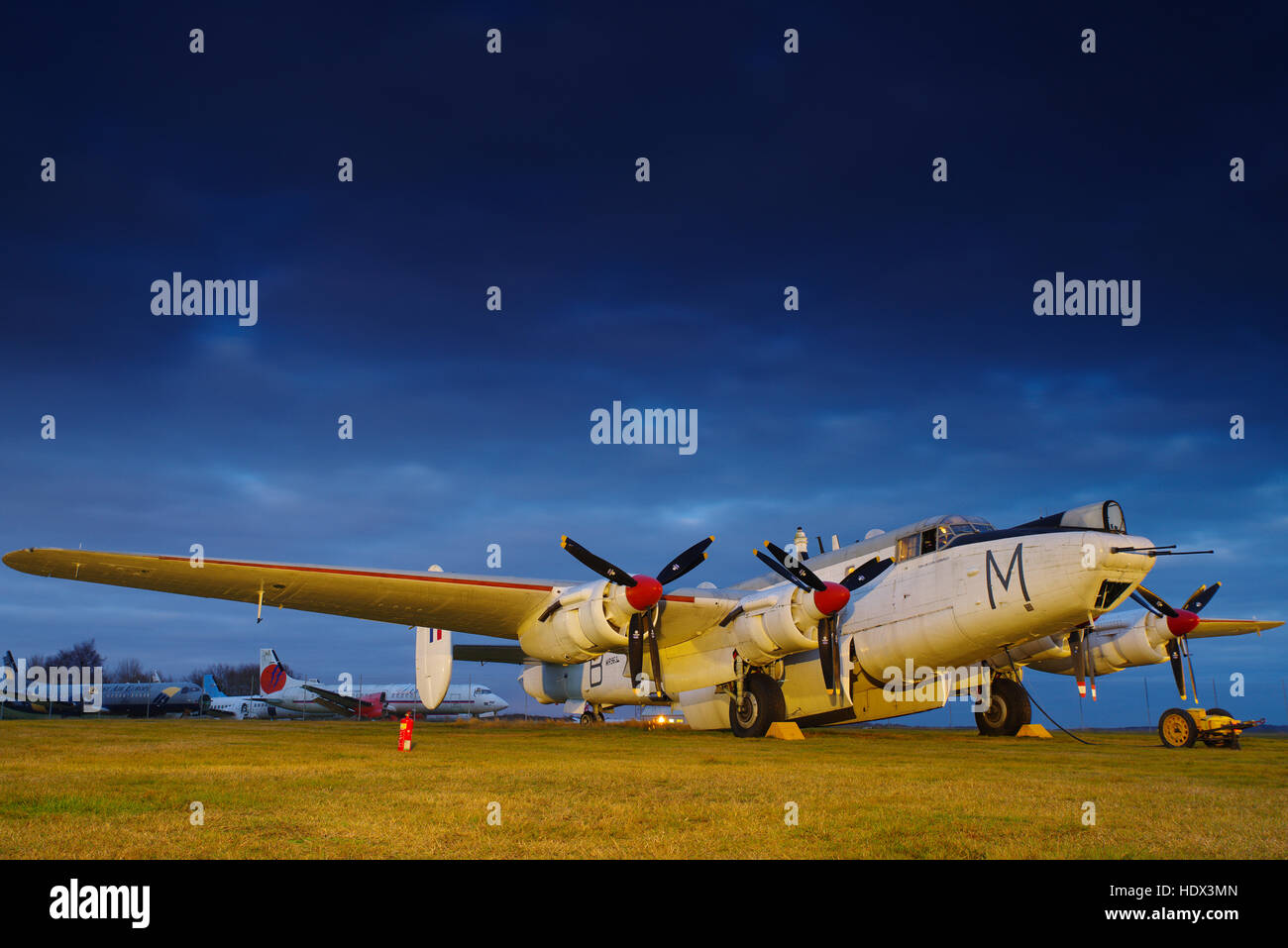Avro Shackleton MR 2, WR963 at night Stock Photo - Alamy
