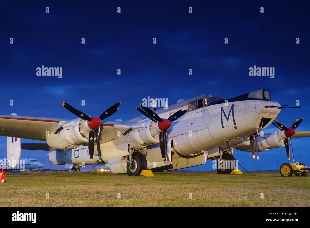 Avro Shackleton MR 2, WR963 at night Stock Photo - Alamy