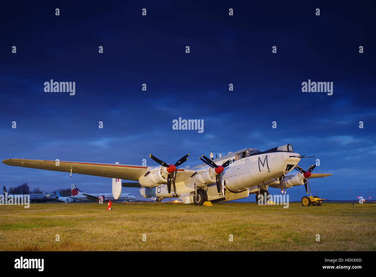 Avro Shackleton MR 2, WR963 at night Stock Photo - Alamy