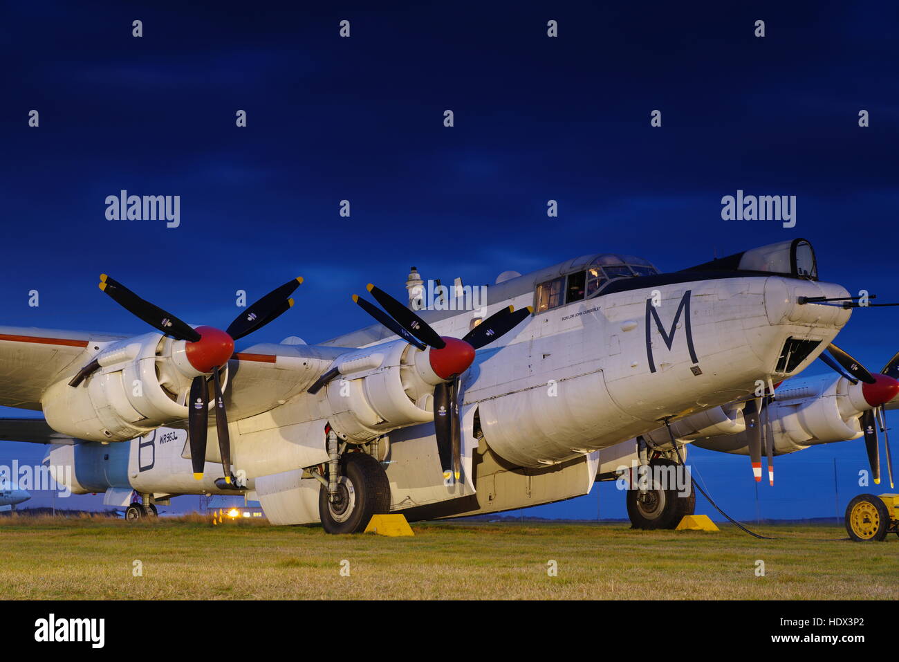 Avro Shackleton MR 2, WR963 at night Stock Photo - Alamy