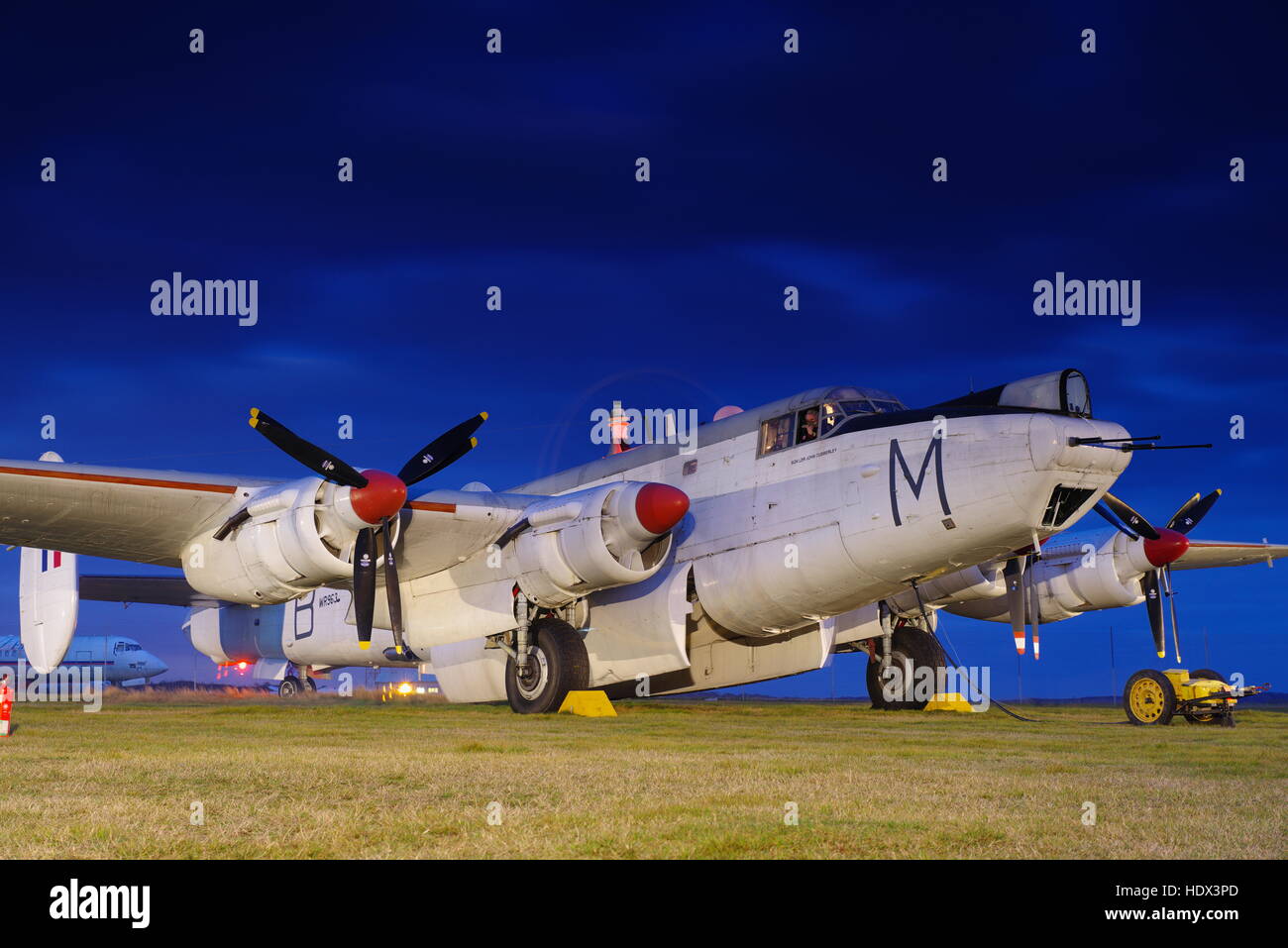 Avro Shackleton MR 2, WR963 at night Stock Photo - Alamy