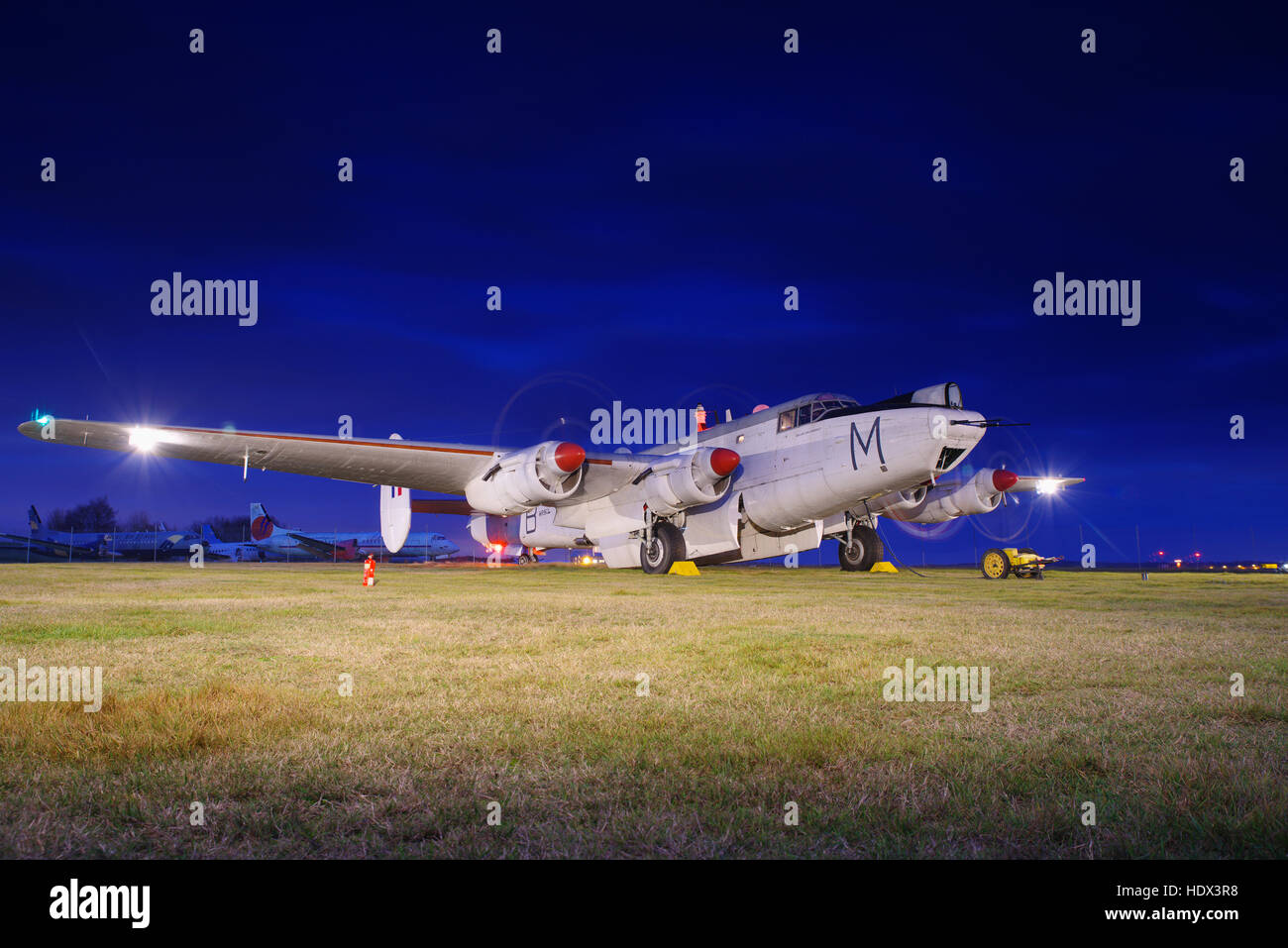 Avro Shackleton MR 2, WR963 at night Stock Photo - Alamy