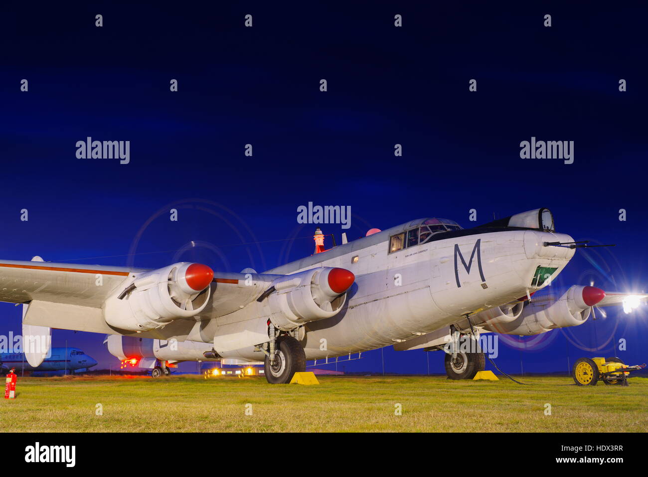 Avro Shackleton MR 2, WR963 at night Stock Photo - Alamy