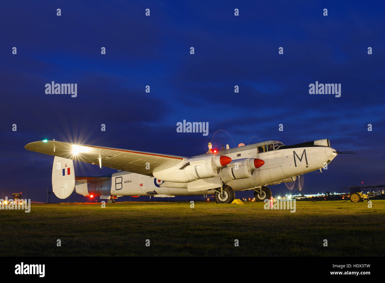 Avro Shackleton MR 2, WR963 at night Stock Photo - Alamy