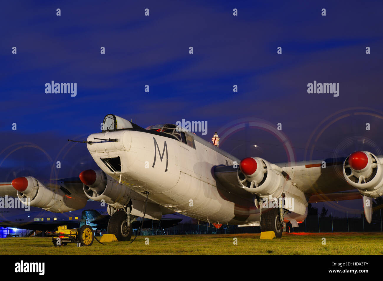 Avro Shackleton MR 2, WR963 at night Stock Photo - Alamy