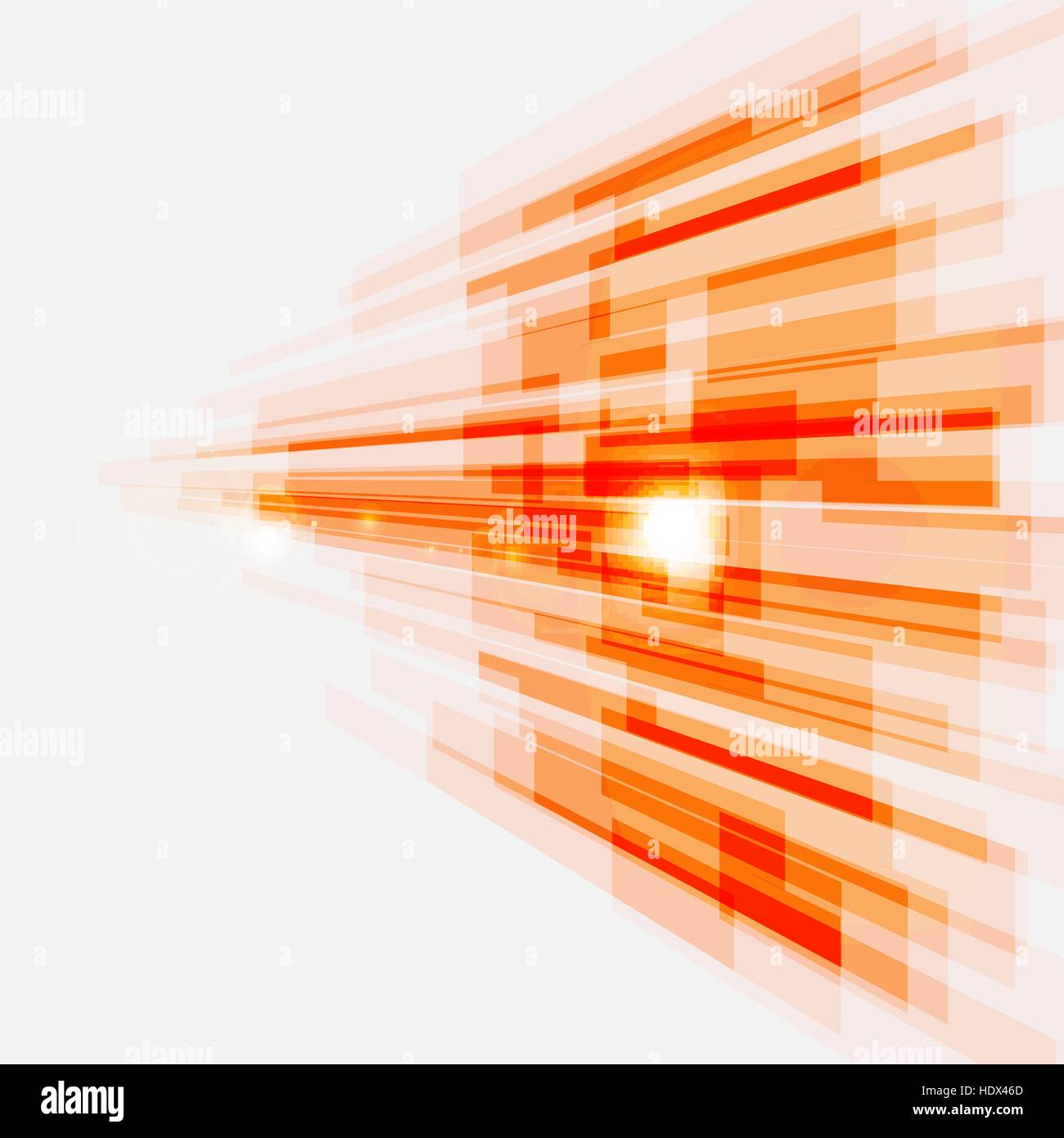 Perspective orange abstract straight lines background, stock vector ...