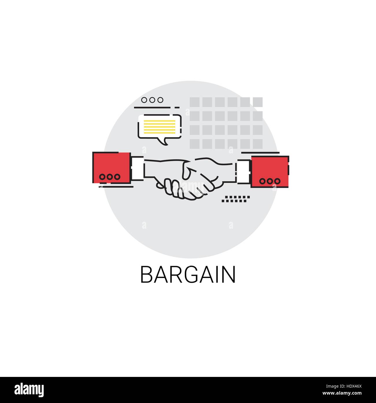 Client agreement symbol Stock Vector Images - Alamy