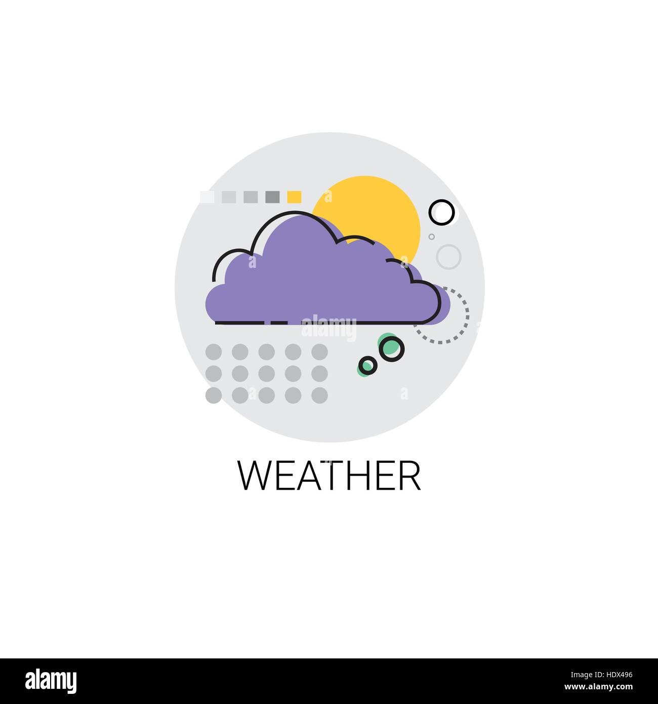 Weather Application Mobile Interface Icon Stock Vector Image & Art - Alamy