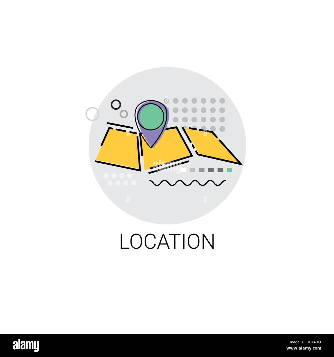 Map Navigation Location Position Icon Stock Vector Image & Art - Alamy