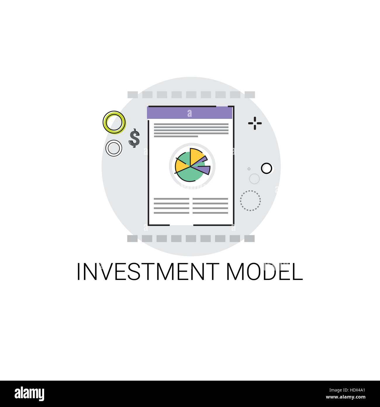 Strategy model design project Stock Vector Images - Alamy
