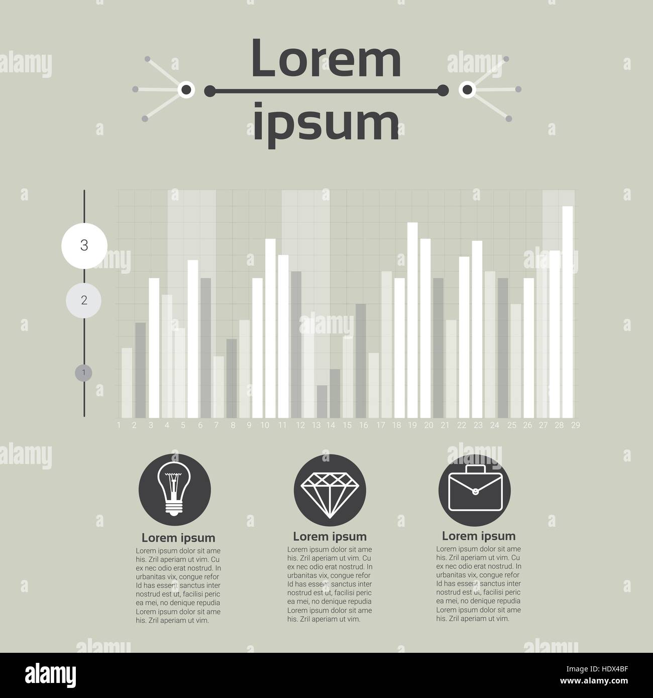 Graph Set Finance Diagram Infographic Icon Financial Business Chart ...