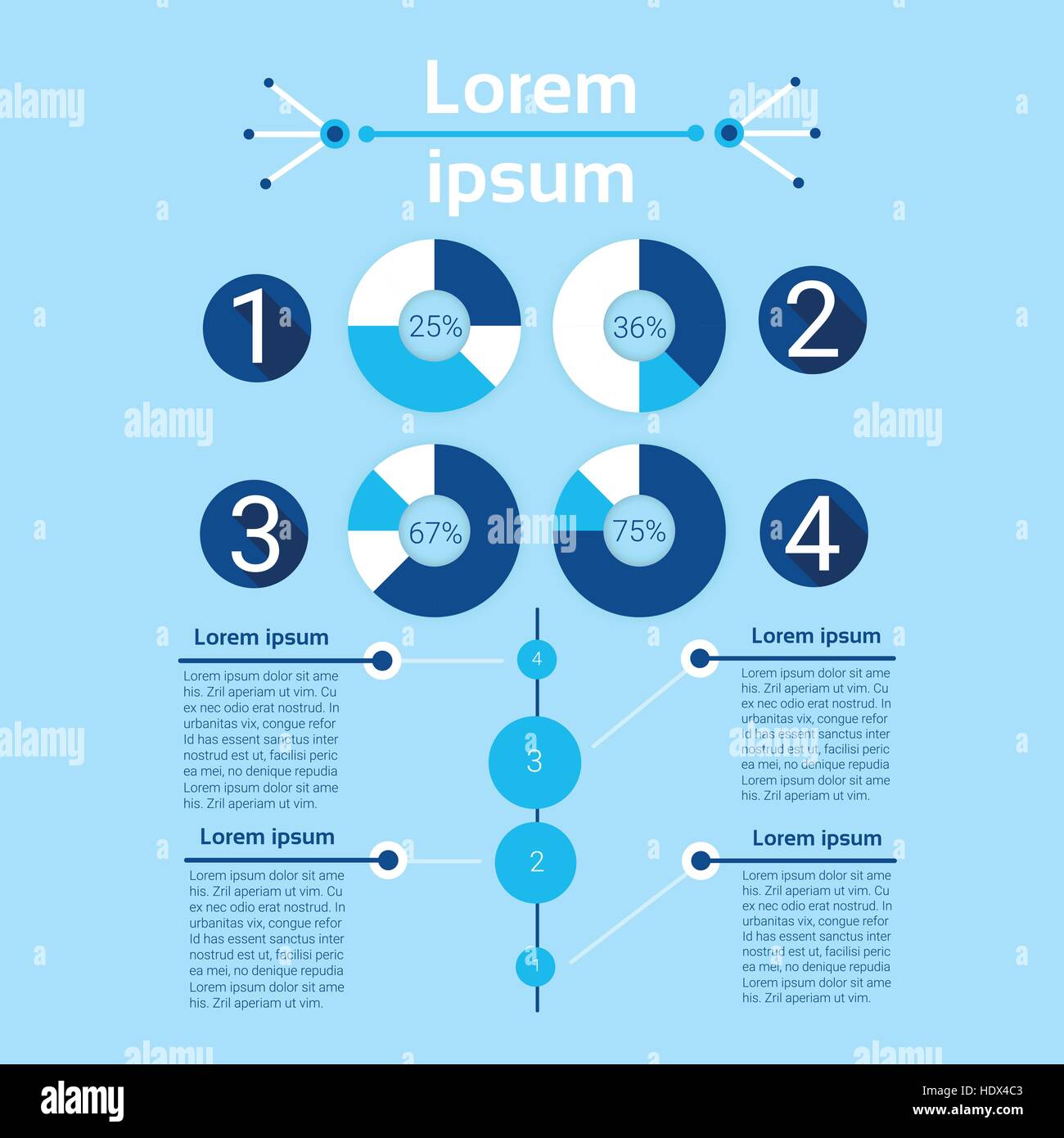 Graph Set Finance Diagram Infographic Icon Financial Business Chart ...