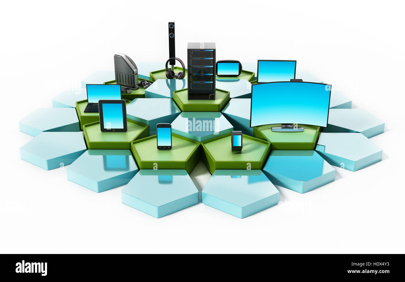 Isometric lan network diagram computer hi-res stock photography and ...
