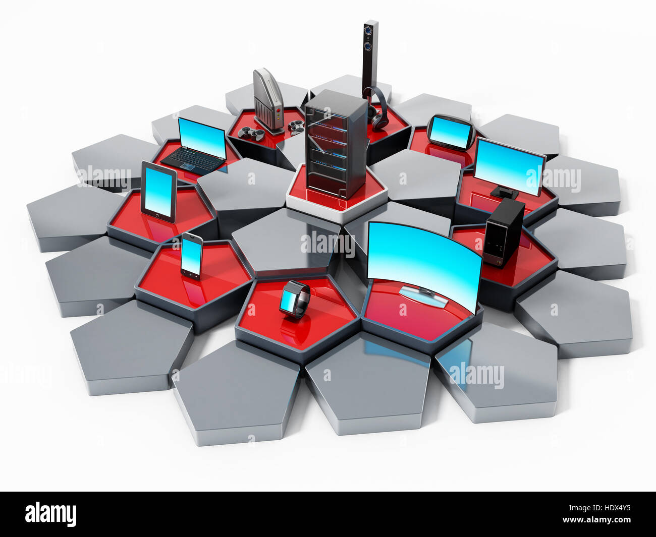 Lan network diagram hi-res stock photography and images - Alamy