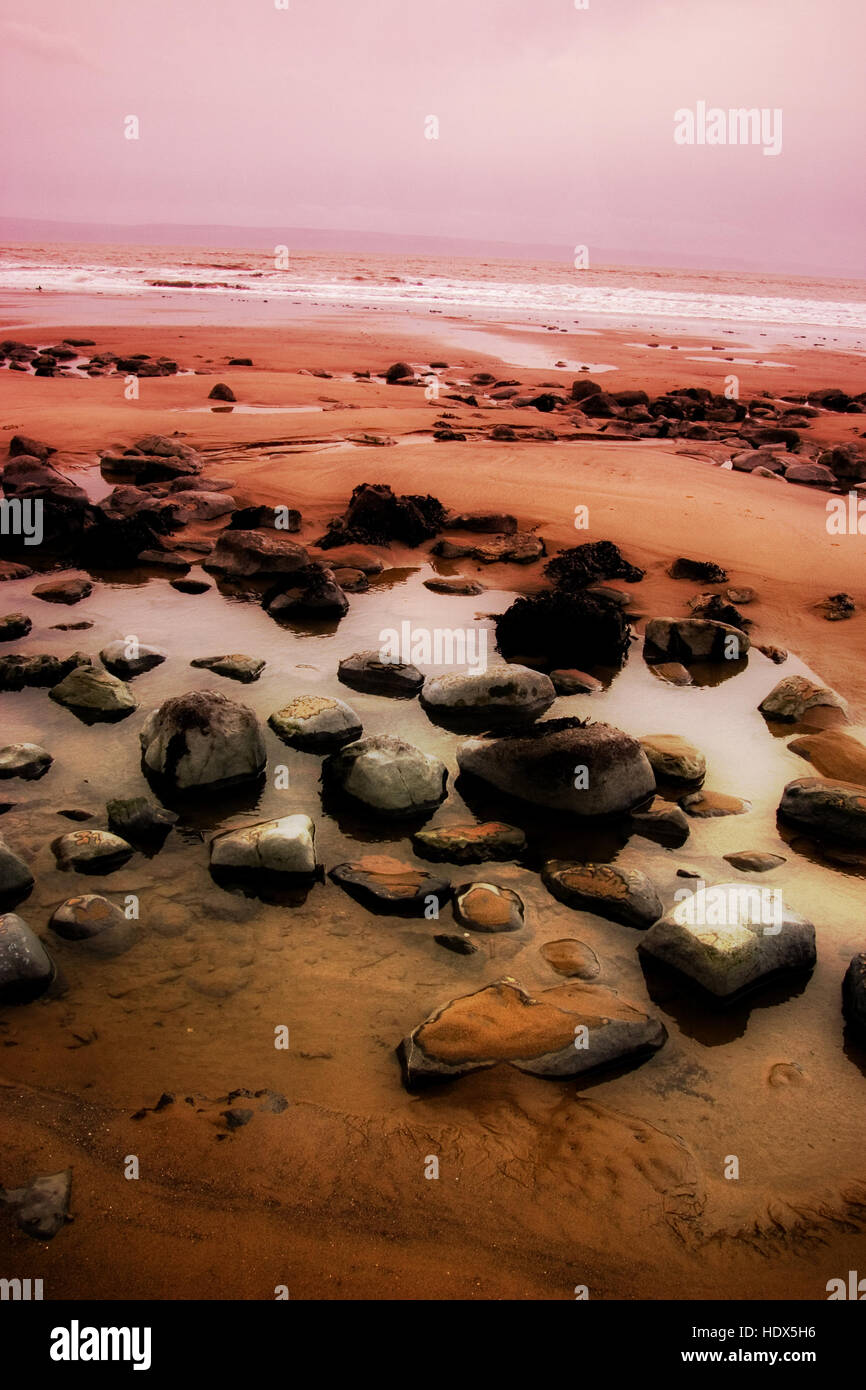 Nash Point, Monknash Coast, Vale of Glamorgan South Wales Stock Photo ...