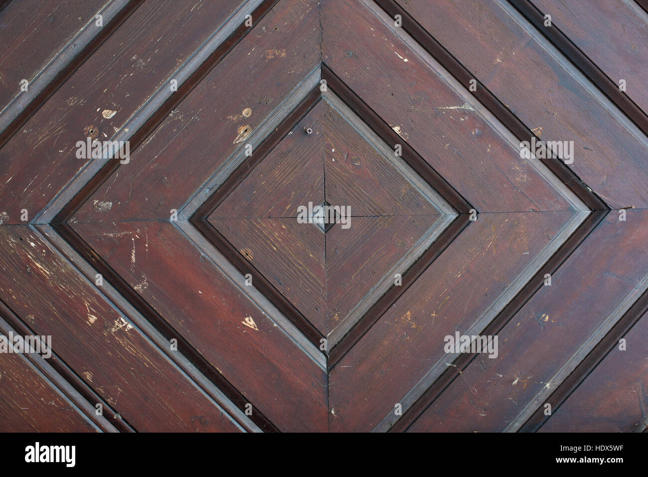 Antique Wooden brown door pattern texture Stock Photo - Alamy