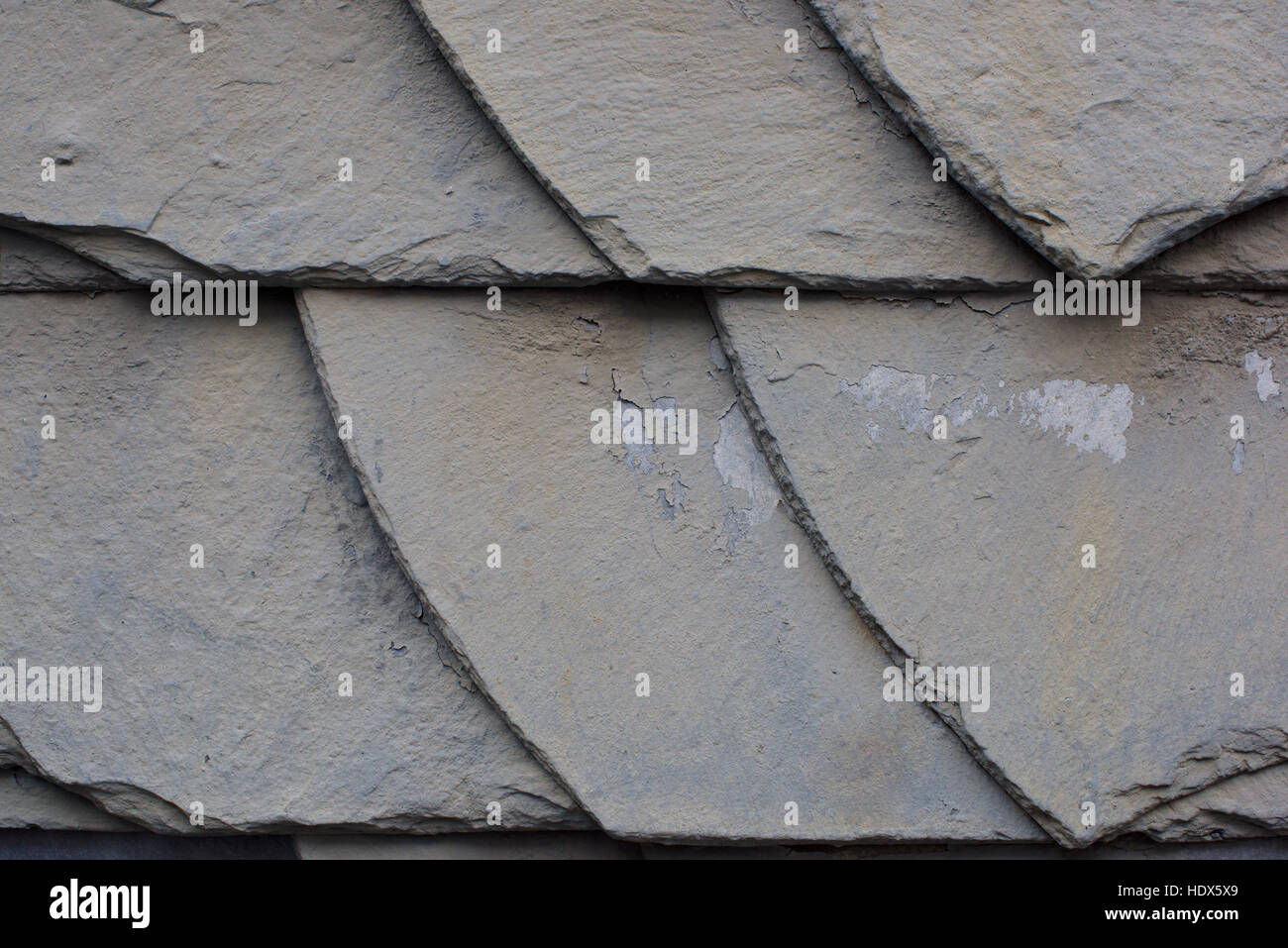 Slate tiles wall in ancient city Stock Photo - Alamy