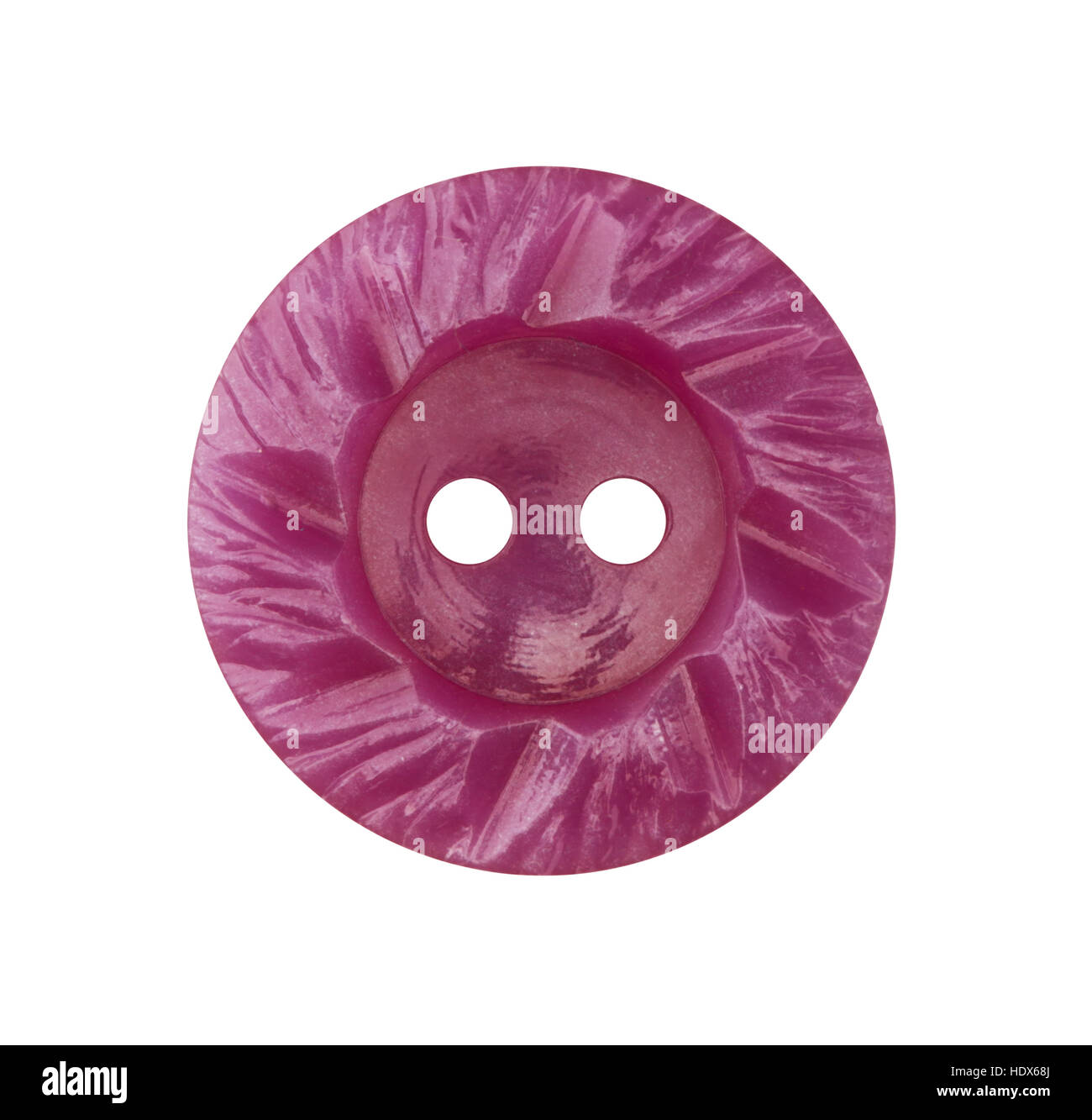 Pink decorative button on white background Stock Photo - Alamy