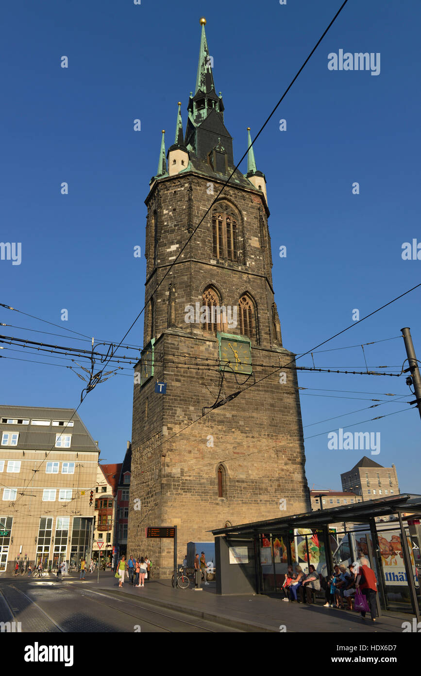 Roter turm of halle hi-res stock photography and images - Alamy