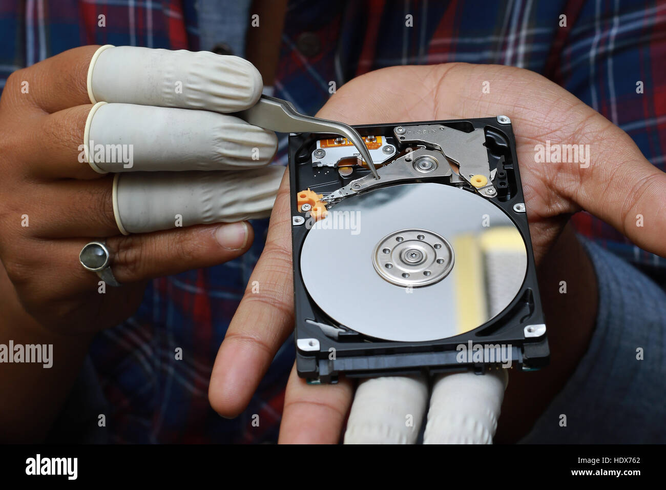 Hard Disc Recovery Stock Photo - Alamy