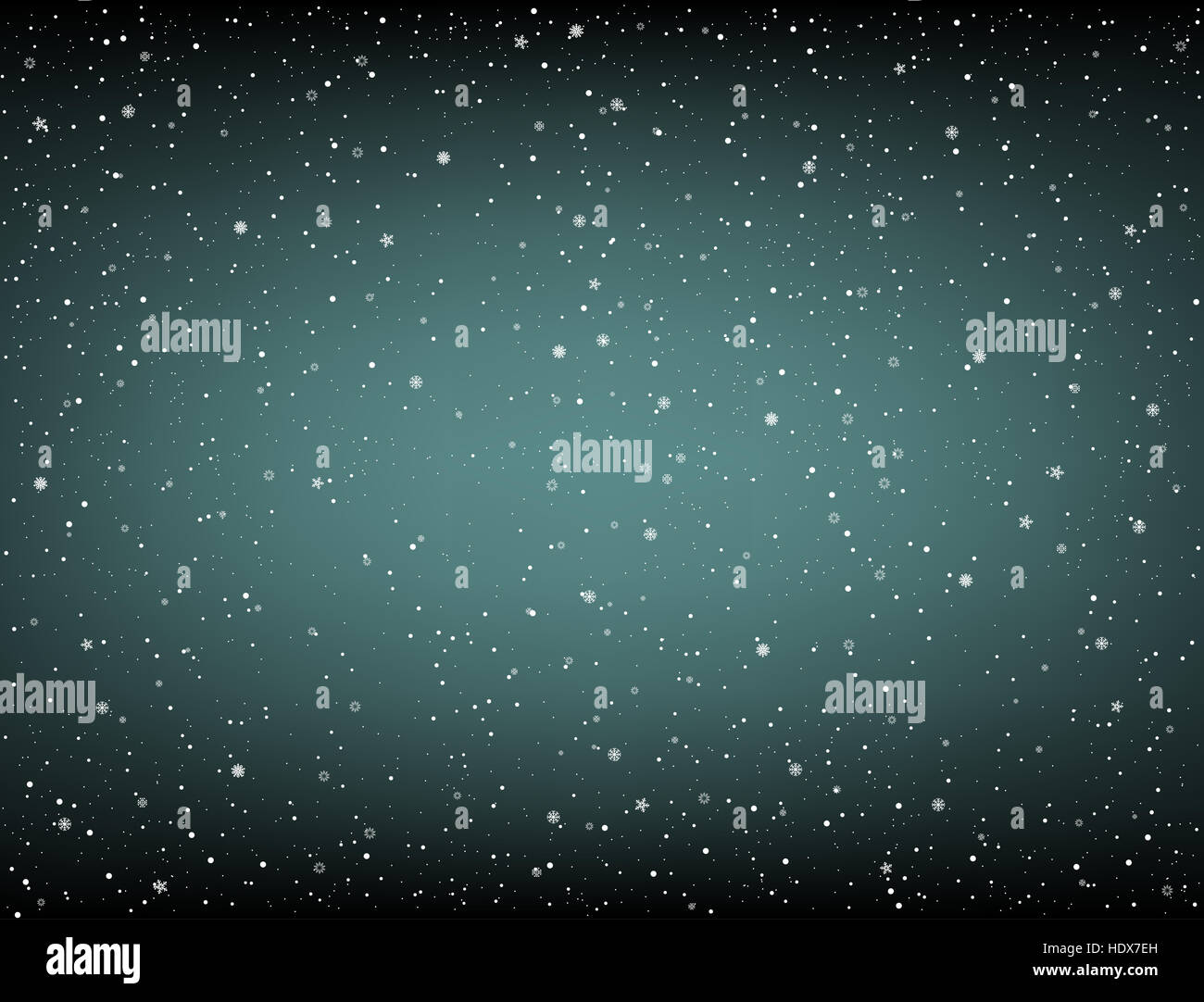 Snow falling small large snowflake hi-res stock photography and images ...