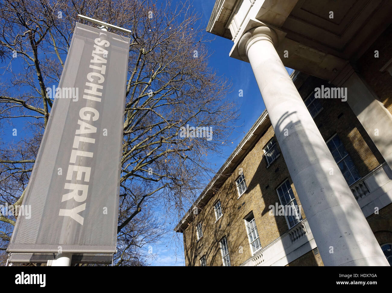Exterior of Saatchi Gallery, London, former Duke of Yorks Headquarters ...