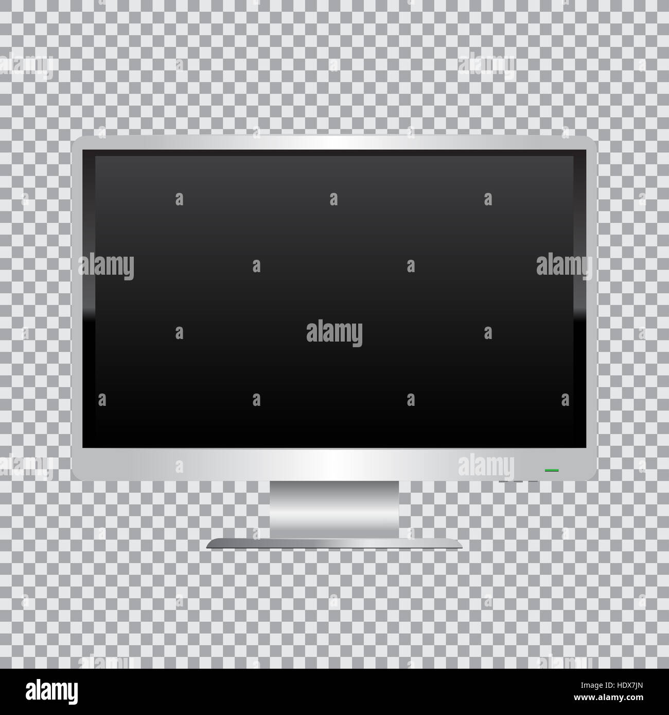 The white computer monitor on transparent background Stock Photo - Alamy