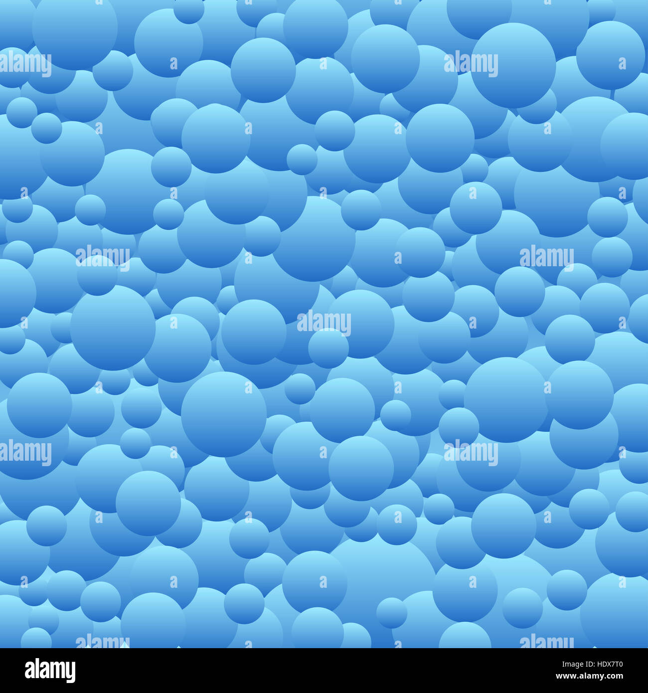 The cartoon simple many blue gradient circles texture background Stock ...