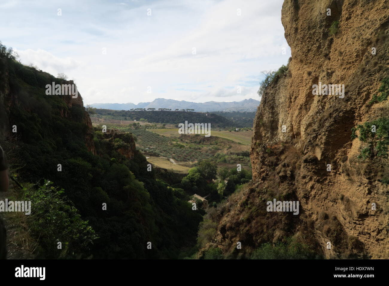 View of the landscape in Ronda, Spain Stock Photo - Alamy