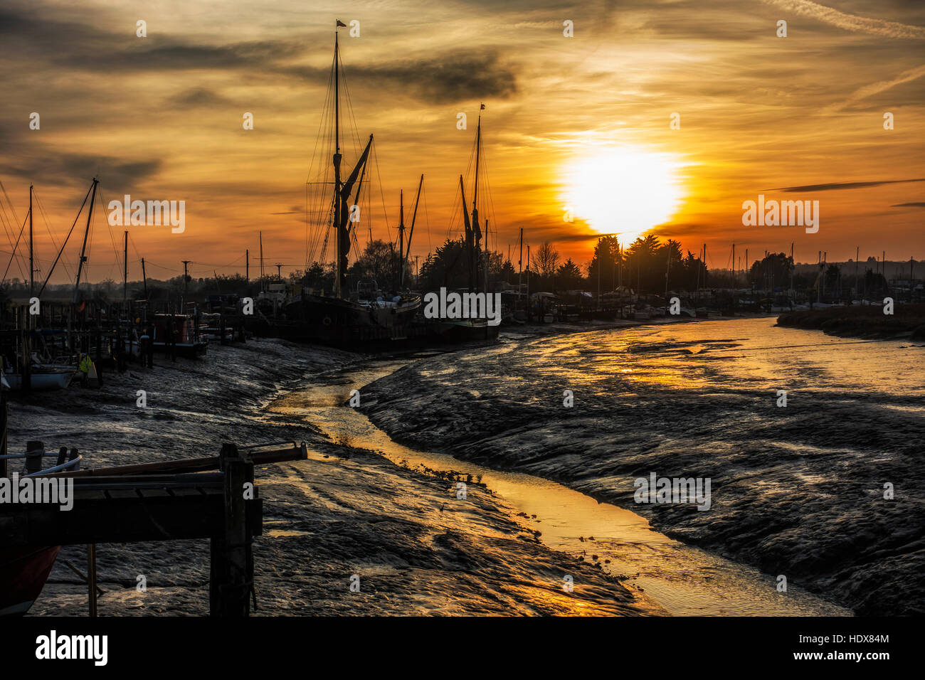 Faversham Kent England Faversham Creek High Resolution Stock ...