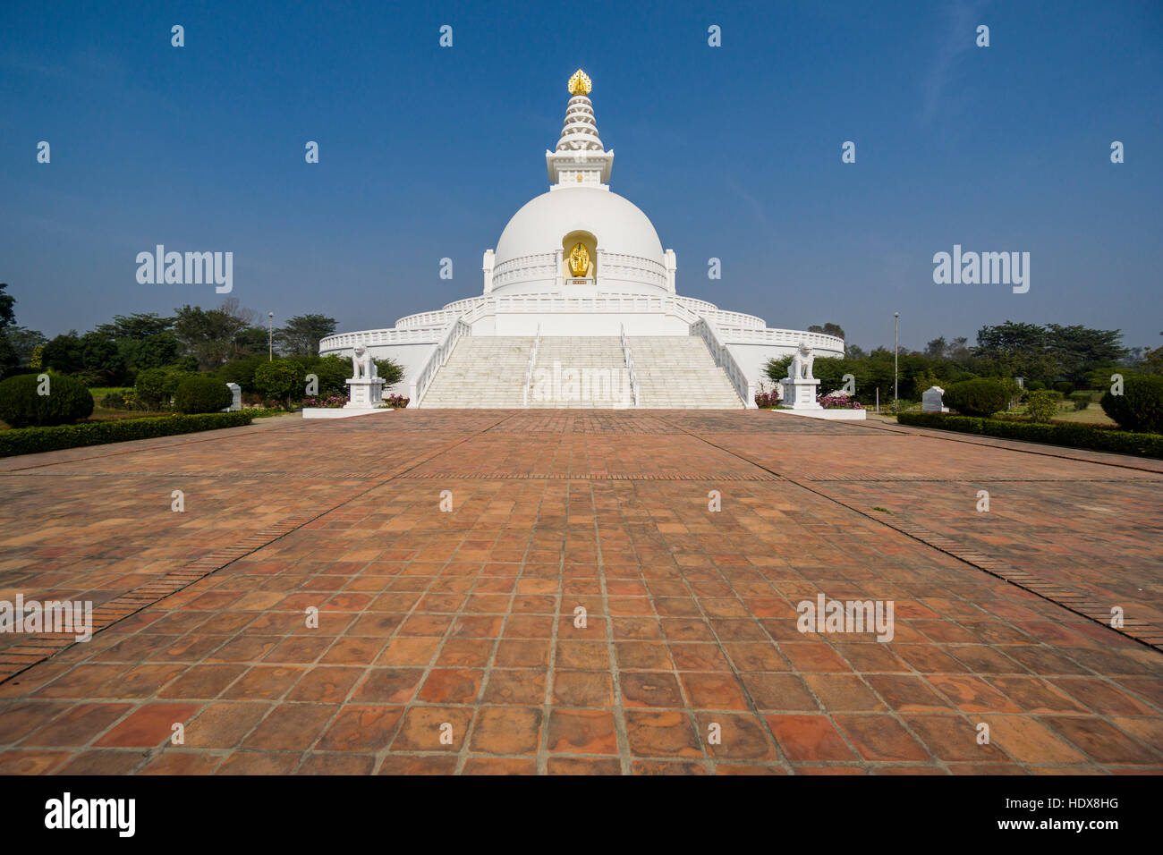 The japanese Peace Pagoda, one of the many international buddhist ...