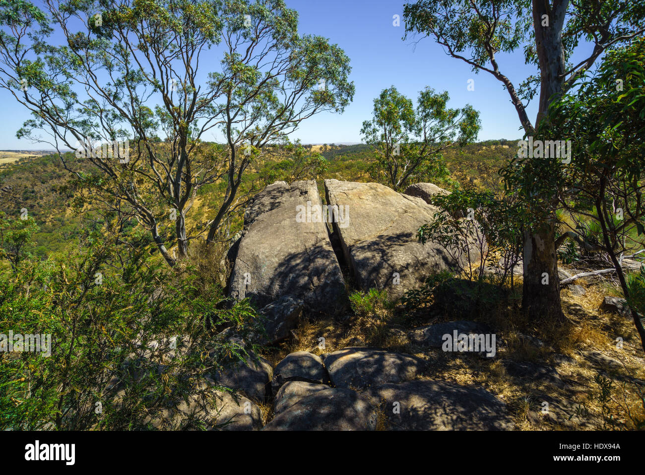 Traditional landscape Murray River in South Australia, Australia Stock ...